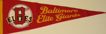 Baltimore Elite Giants Pennant – Negro Leagues Baseball Museum